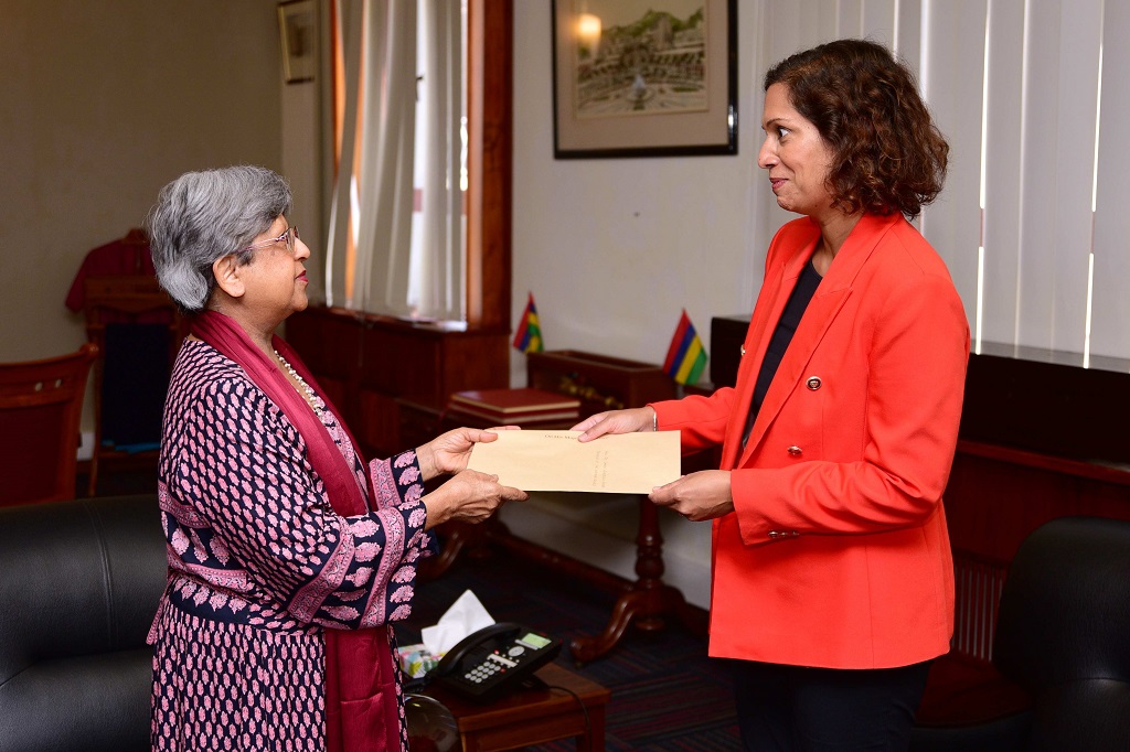 H.E. Ms. Charlotte PIERRE, Ambassador of the United Kingdom of Great ...