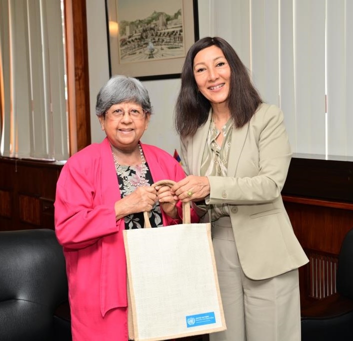 H.E. Ms. Lisa Simrique SINGH, UN Resident Coordinator for Mauritius and ...